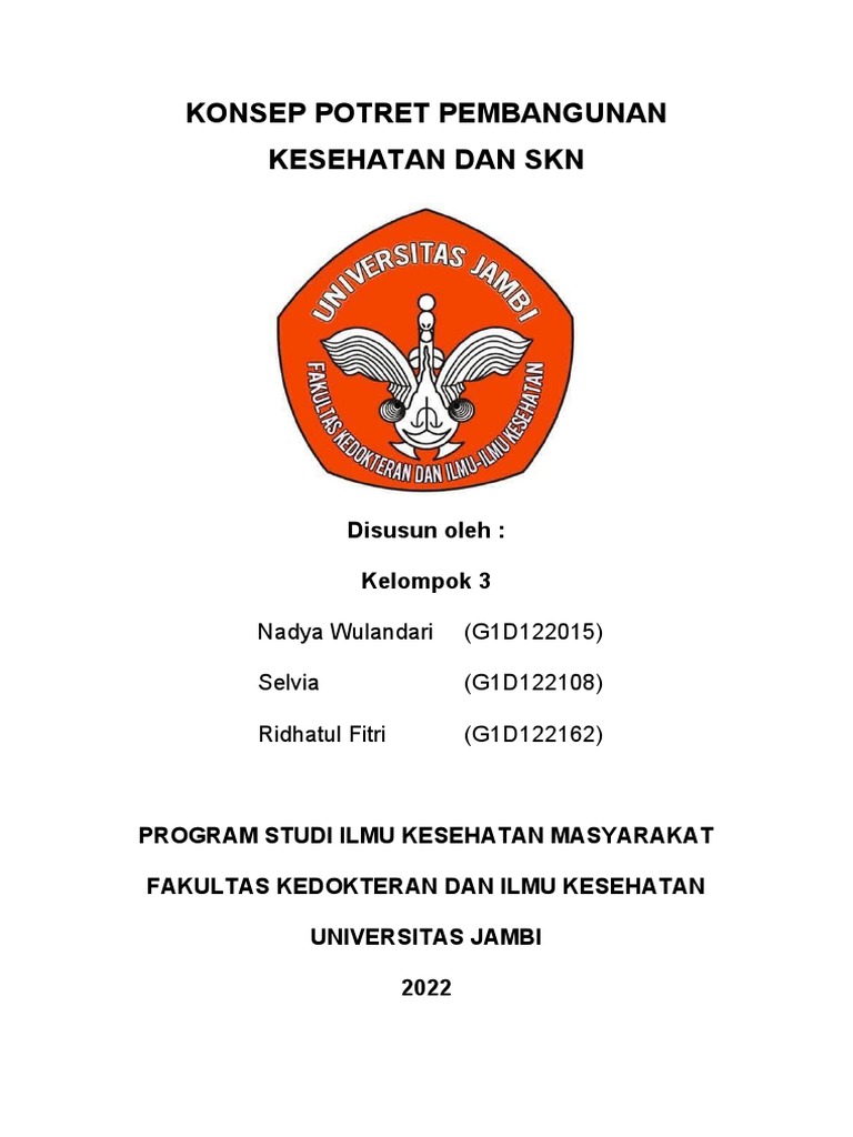 Konsep Potret Pembangunan Kesehatan Dan SKN | PDF | Pengembangan Diri