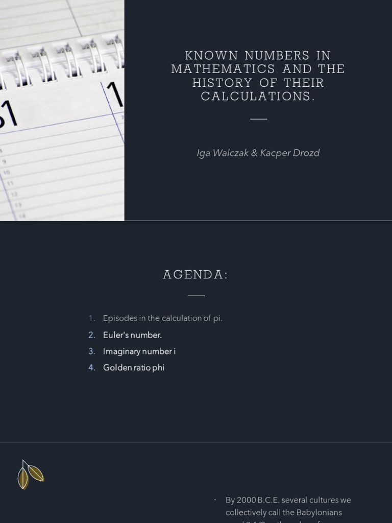 Prezentacja Pi | PDF | Numbers | Pi