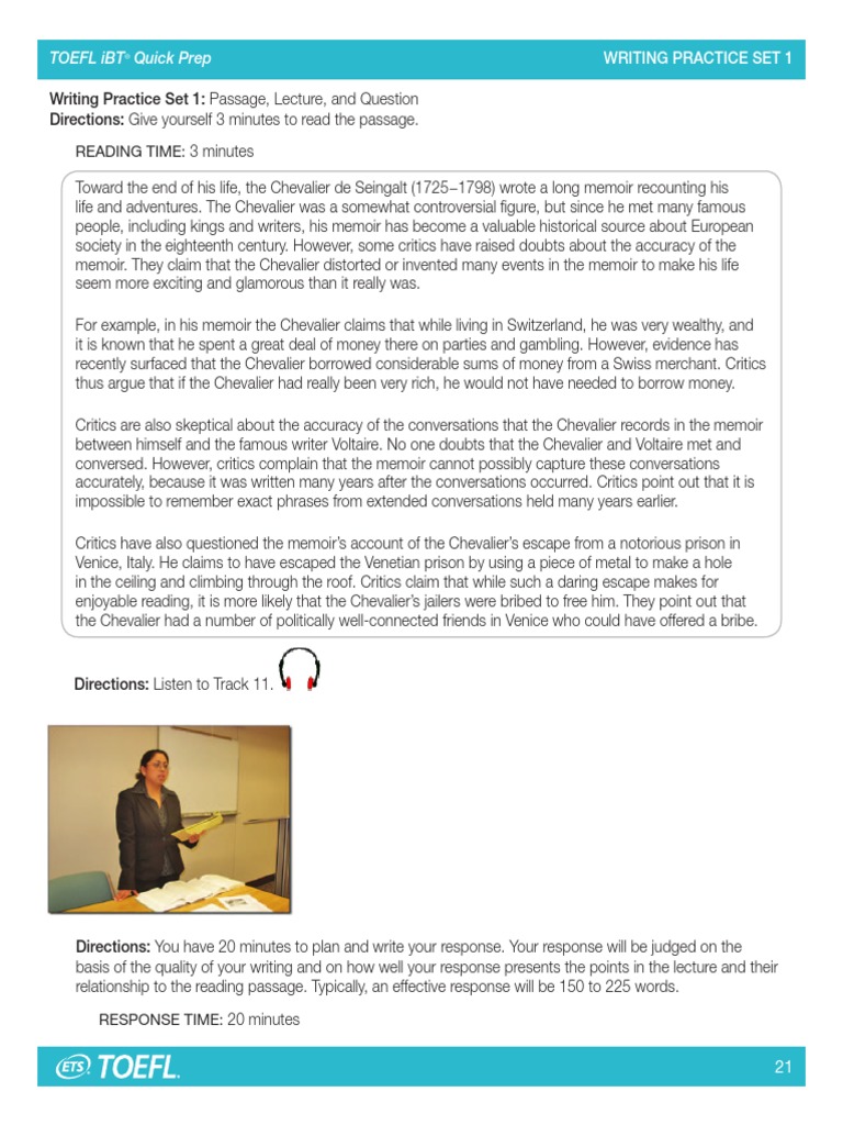 Integrated Writing - New Task | PDF