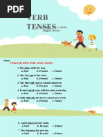 Grade 11 - Tenses Worksheet & Answer Key | PDF | Grammatical Tense | Subject (Grammar)