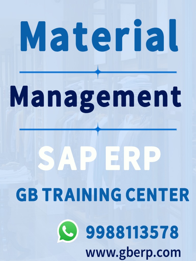 SAP 'MM' Material Management Training Chandigarh | PDF