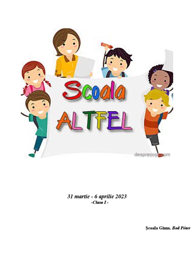 VIK. Planificare Scoala Altfel | PDF