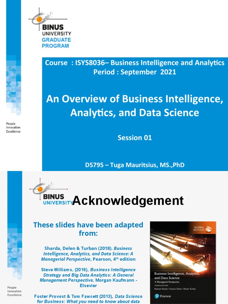 PPT1-W1-S1-R0-BI-BA-DS Overview | PDF | Business Intelligence | Analytics