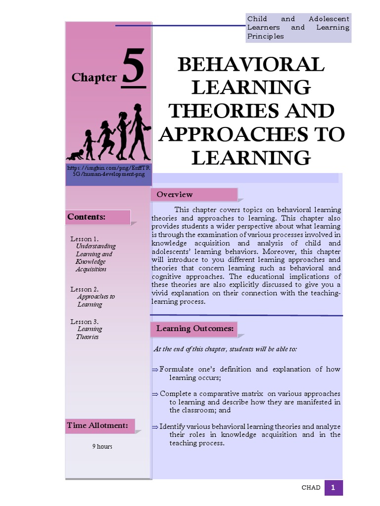Behavioral Learning Theories and Approaches | PDF | Classical Conditioning | Learning