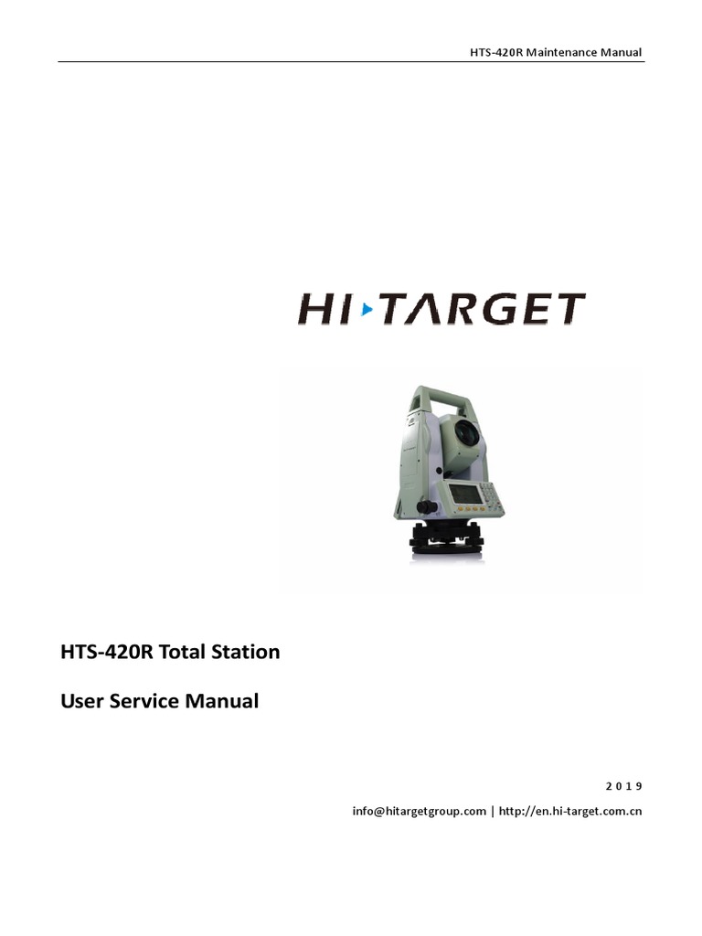 HI-TARGET hts420r | PDF | Telescopic Sight | Optics