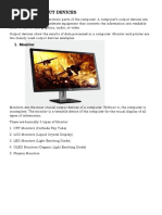 Soft Copy Output Devices | PDF | Computer Monitor | Display Resolution