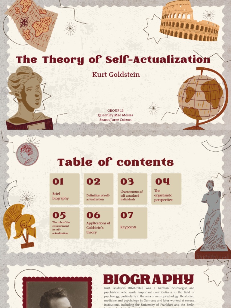 Kurt Goldstein - GRP 13 | PDF | Self Actualization | Mind
