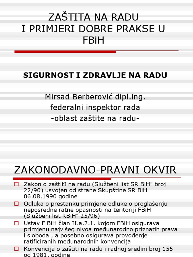 MBerberovic Zastita Na Radu | PDF