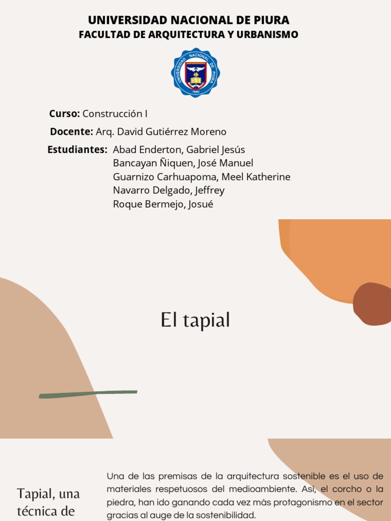 El Tapial | PDF | Fundación (Ingeniería) | Ingeniero civil
