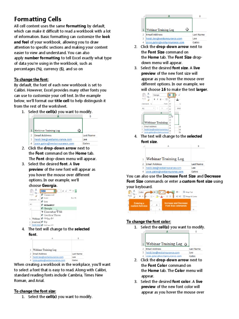 Lesson 4 | PDF | Microsoft Excel | Numbers