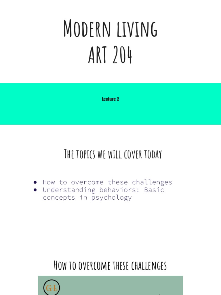ART 204 Lecture 2 | PDF | Psychology | Educational Psychology ART 204 Lecture 2 | PDF | Psychology | Educational Psychology