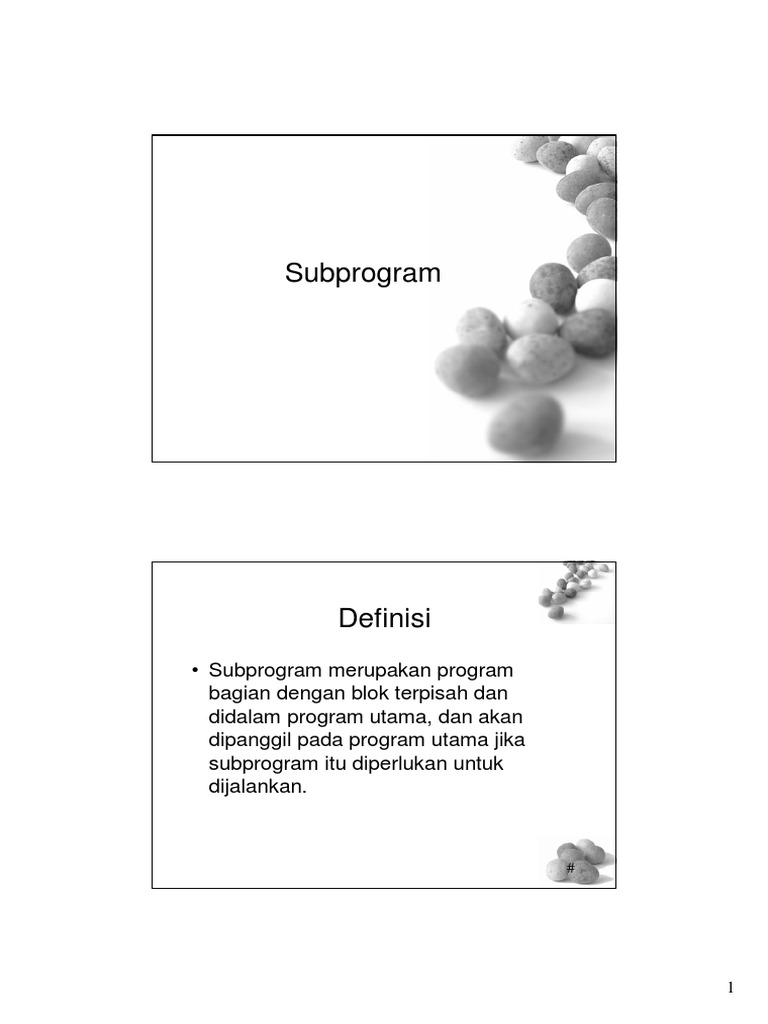 OPTIMASI_SUBPROGRAM | PDF