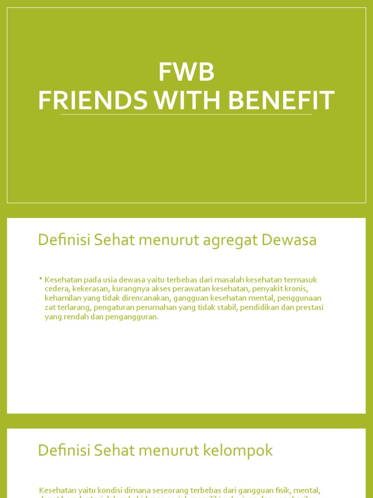 FWB Friends With Benefit | PDF
