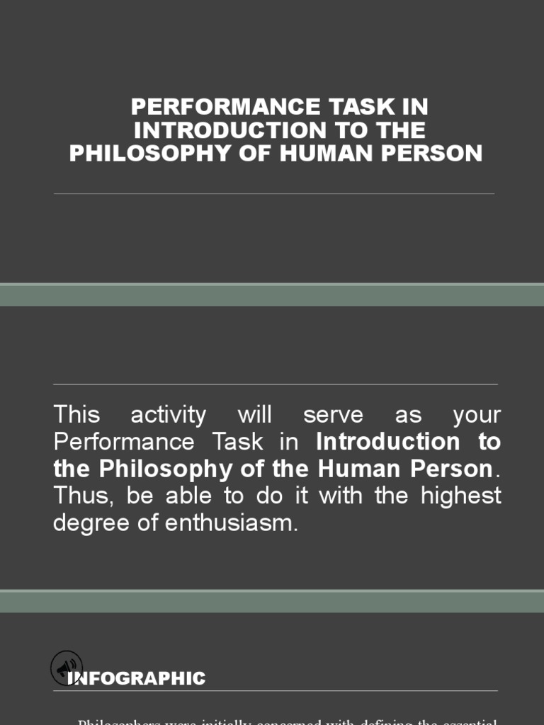 Performance Task in Philosophy | PDF | Infographics | Rationality