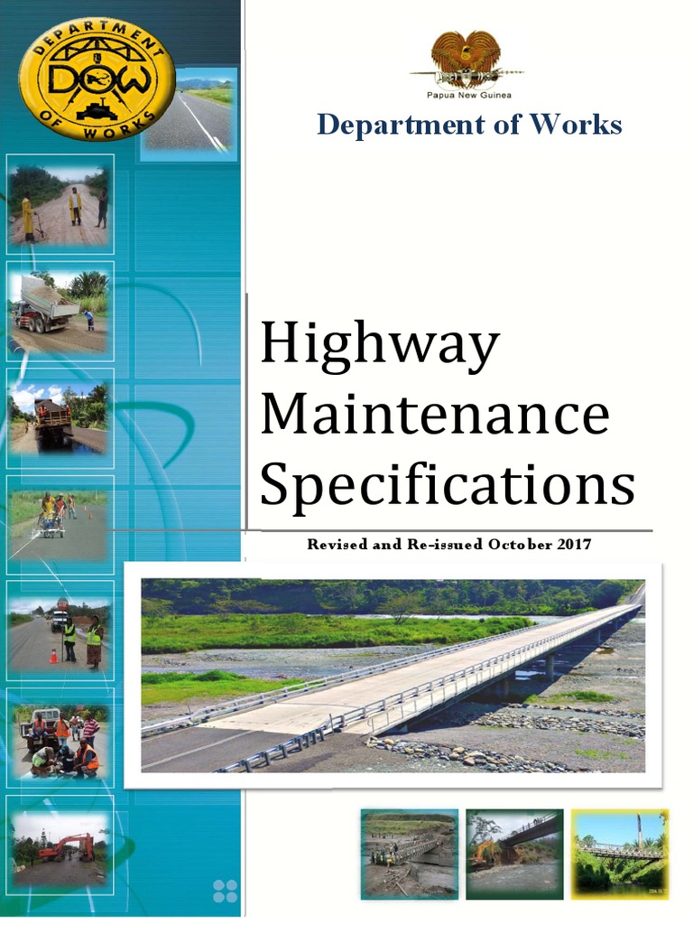 Highway Maintenance Specifications Full Version October2017 | PDF ...