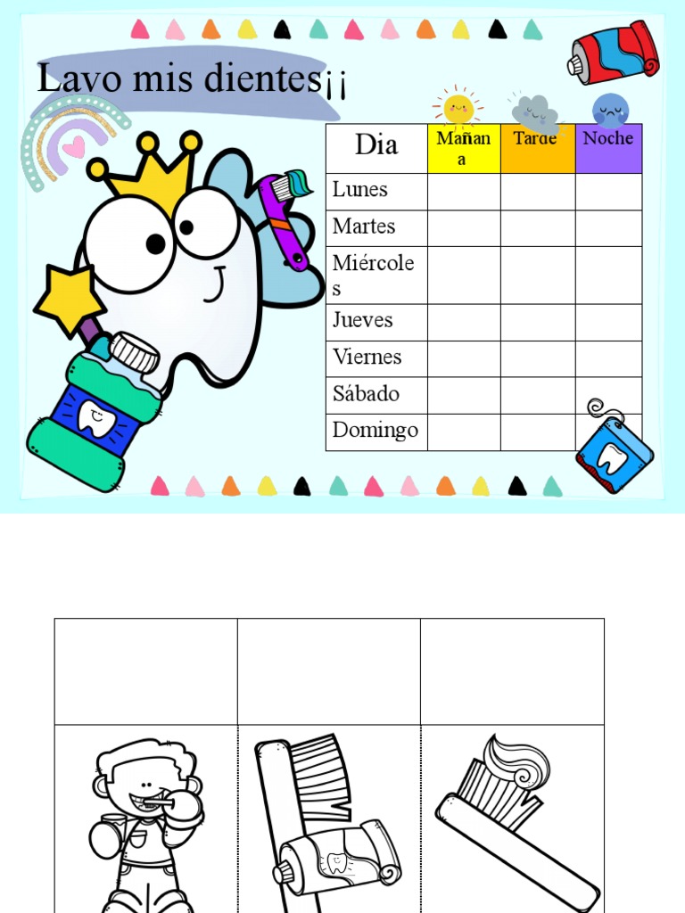 Mi Rutina de Cepillado Semanal | PDF