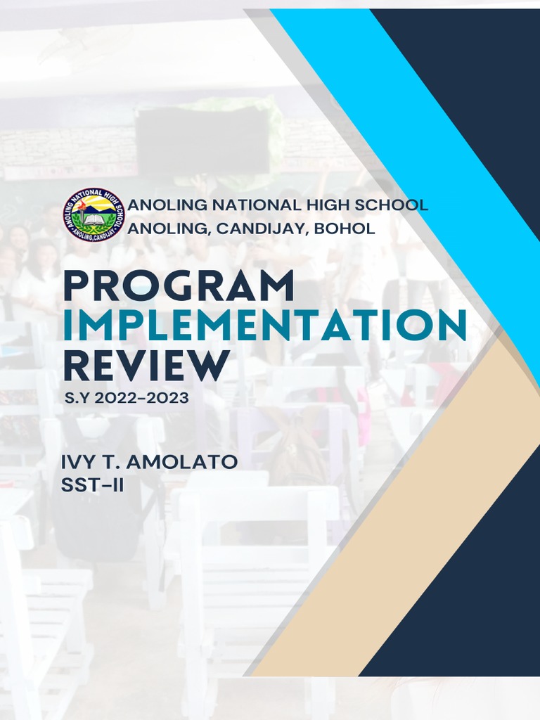 Program Implementation Review | PDF