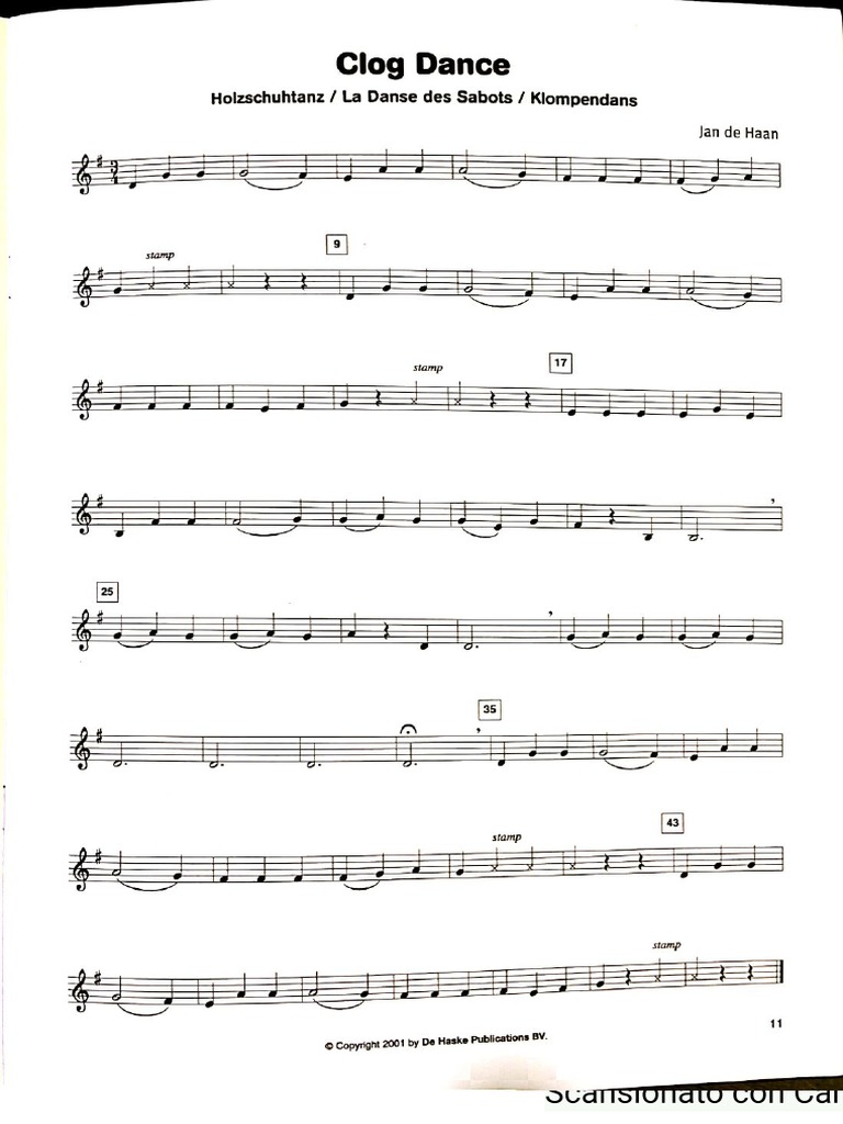 Spartiti Per Il Clarinetto | PDF