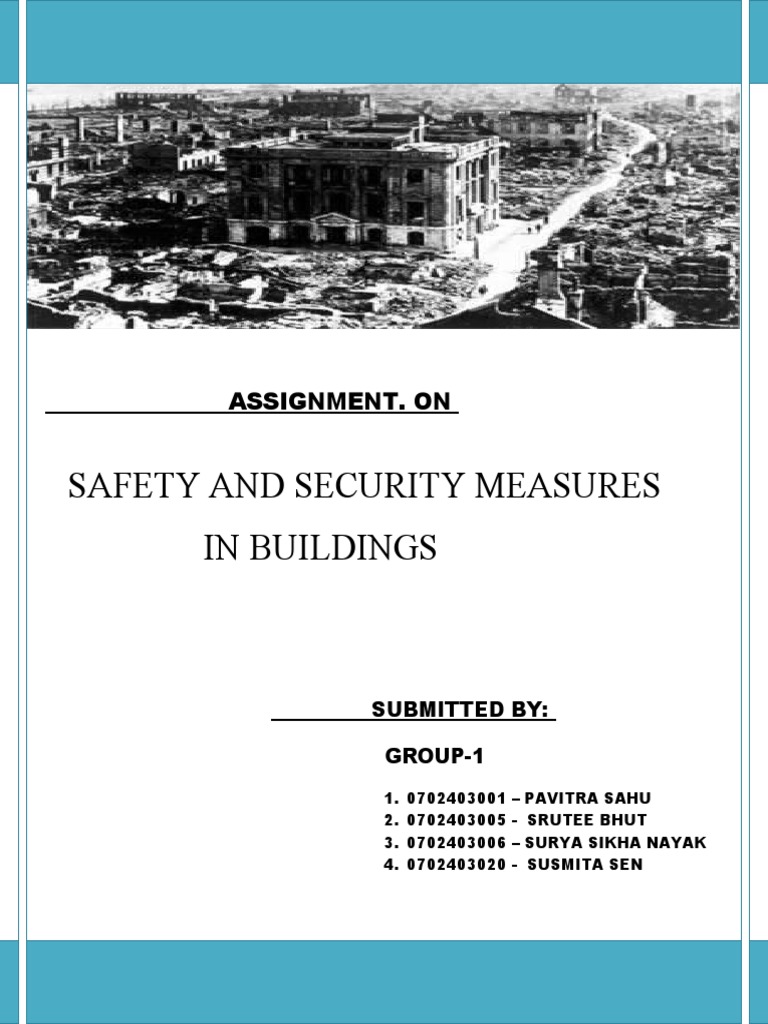 Safety and Security Measures in Buildings | PDF | Stairs | Framing ...