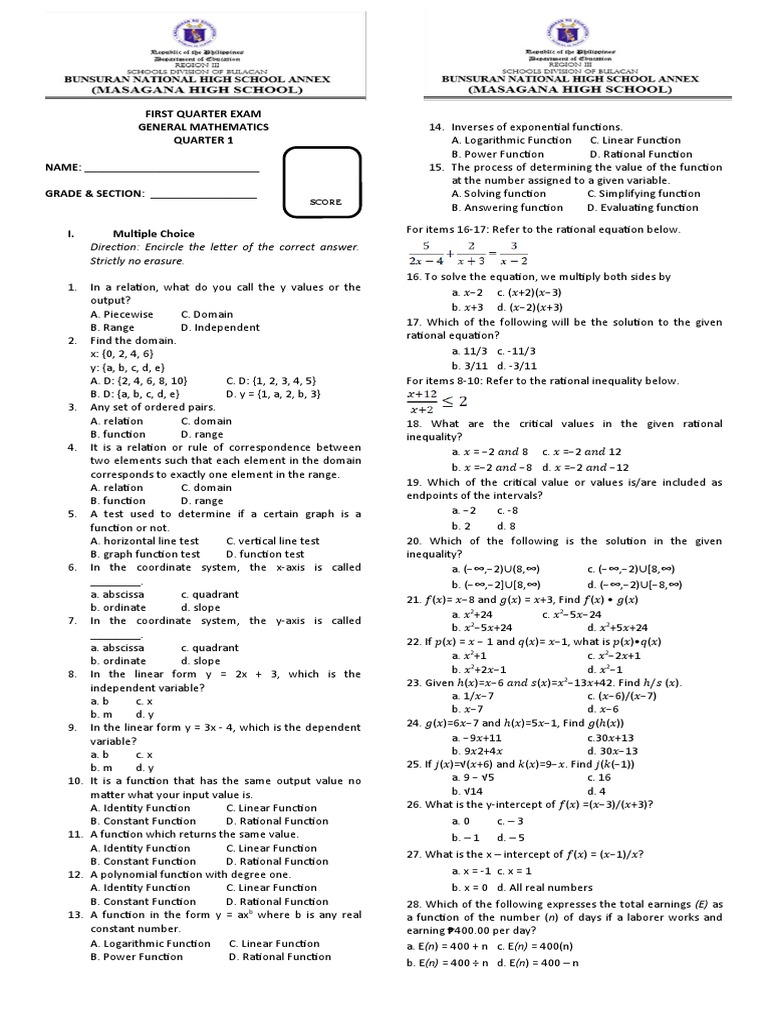 GM, PR2, Pe | PDF | Cartesian Coordinate System | Function (Mathematics)