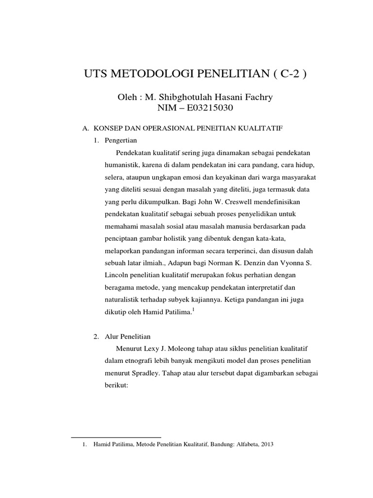 Metodologi Penelitian | PDF