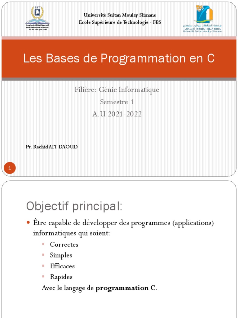 Part 1 | PDF | Compilateur | Programmation informatique