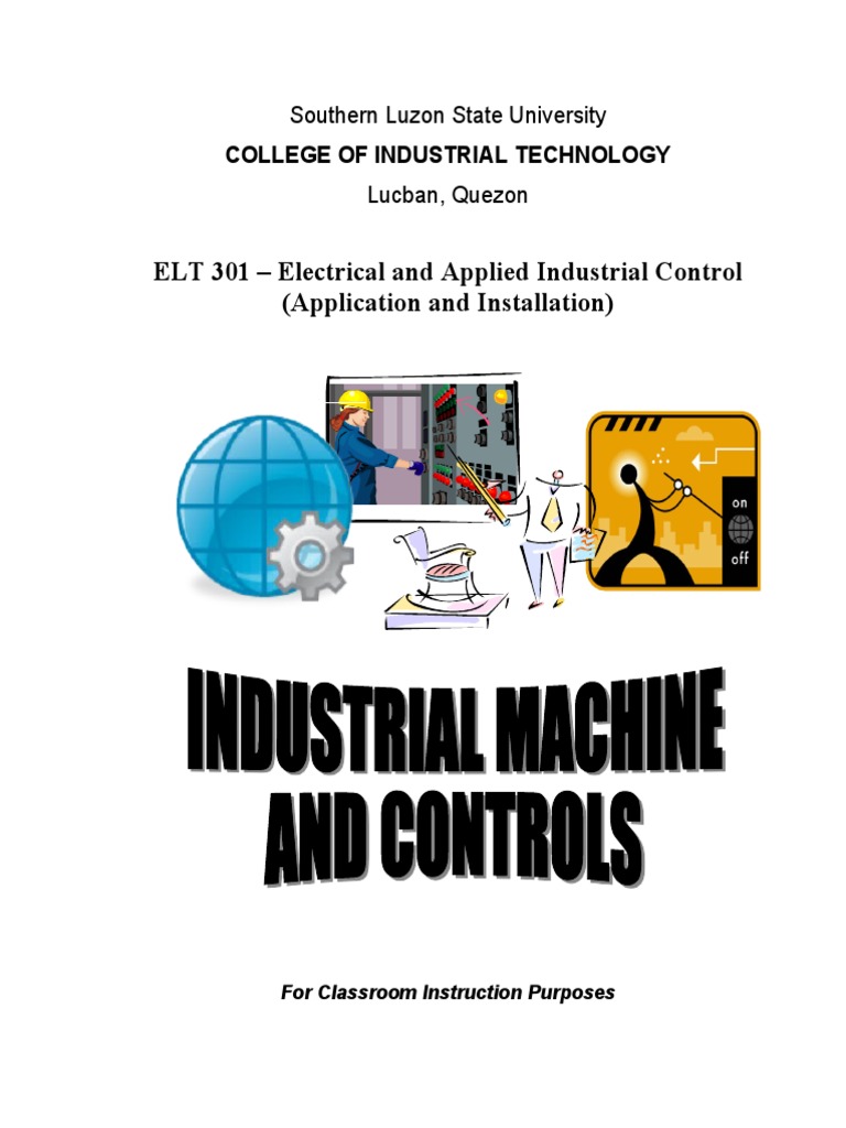 Industrial Machine and Control | PDF | Relay | Electric Motor