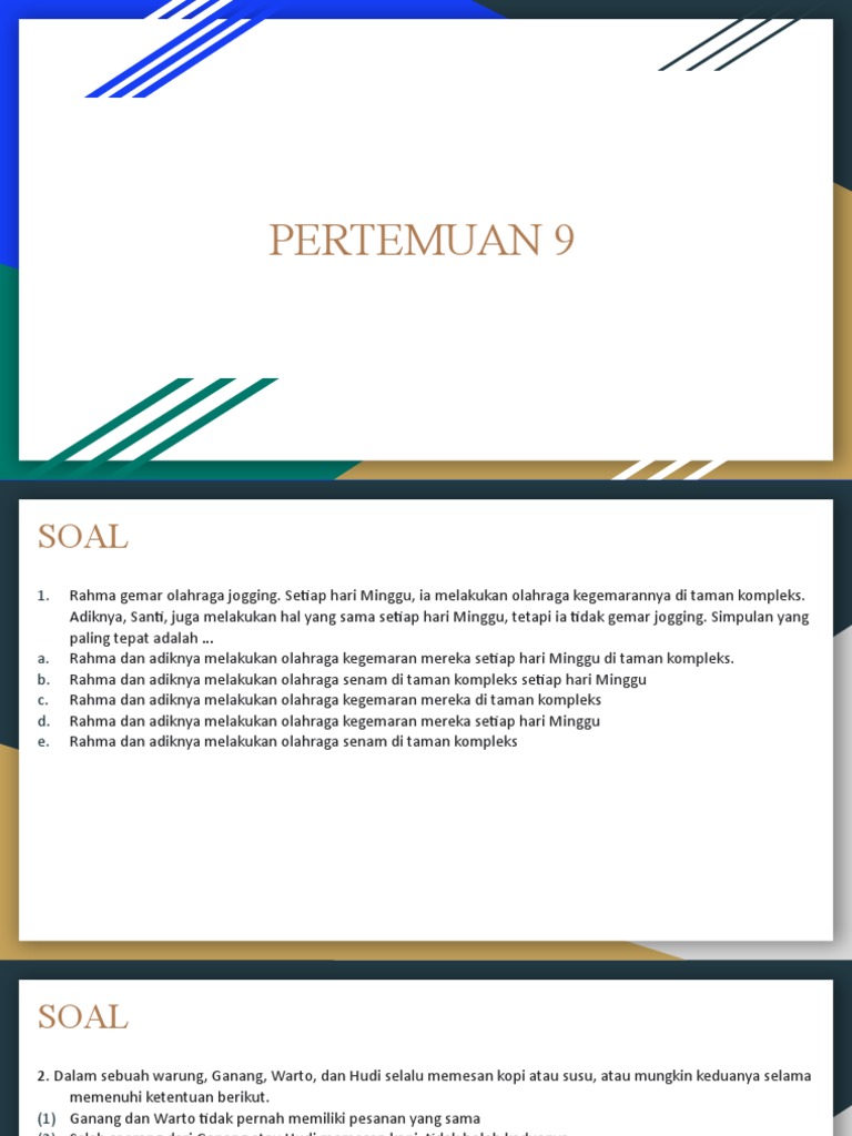 Pertemuan 9 | PDF