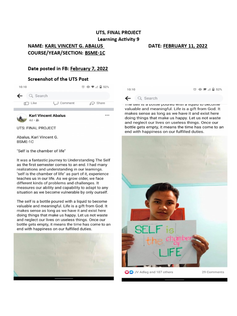 Documenting Reactions and Reflections on Sharing a Final School Project ...