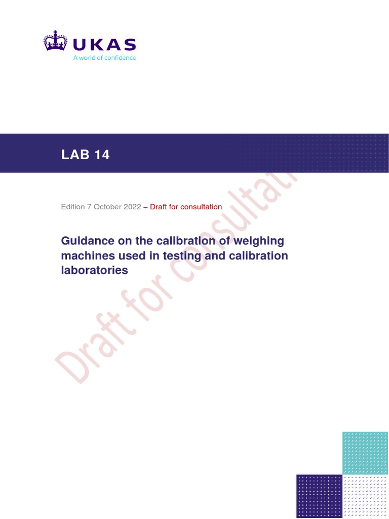 Reference Documents For OIML R76 - UKAS LAB 14 . | PDF | Calibration ...