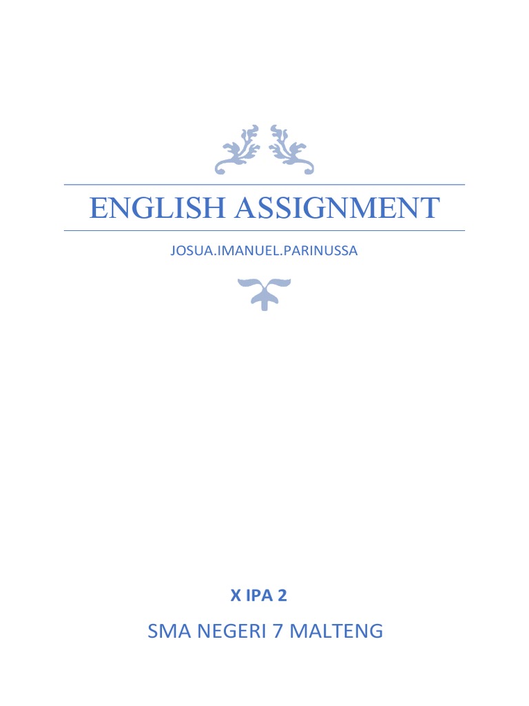 English Assignment | PDF