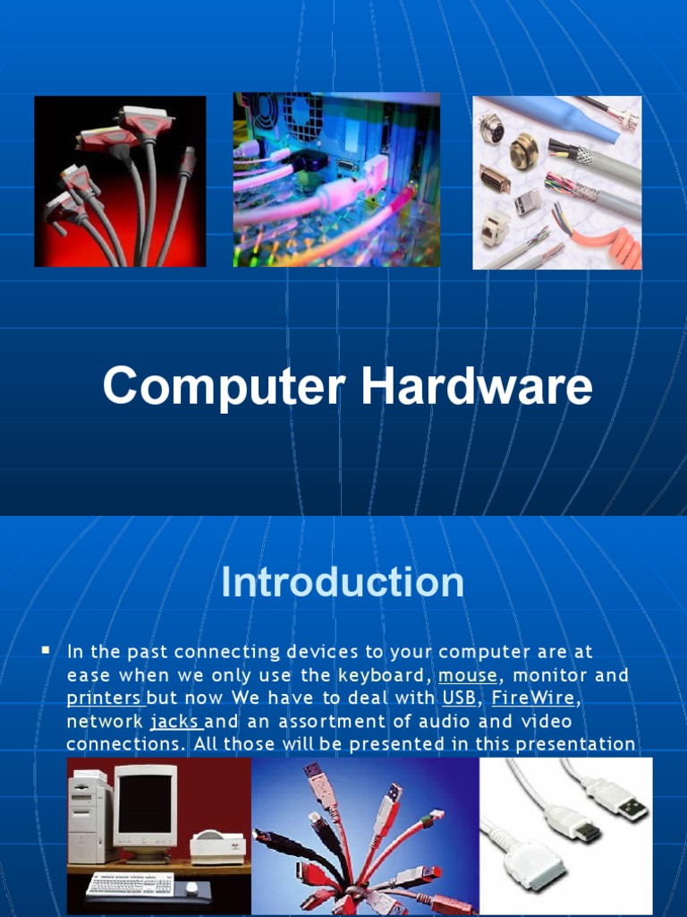 Overview of Computer Ports and Connectors | PDF | Usb | Computer Network