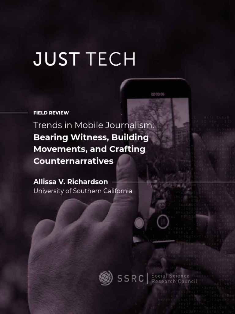 Just Tech Trends in Mobile Journalism | PDF | Black Lives Matter ...