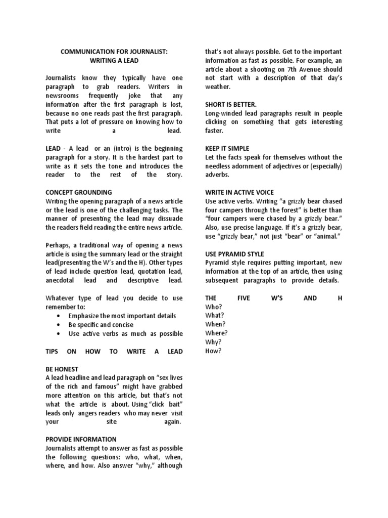 Communication For Journalist | PDF | News | Communication