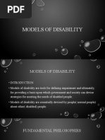 Nagi Model in Disability Studies | PDF | Self-Improvement