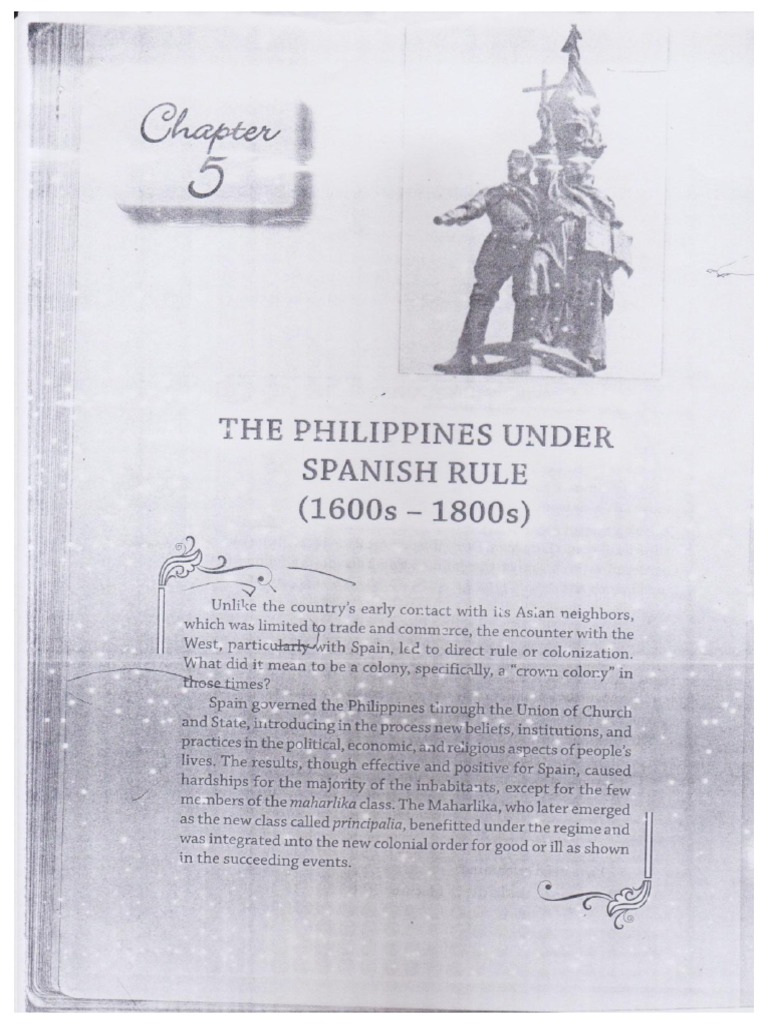 Chapter 5 The Philippines Under Spanish Rule | PDF