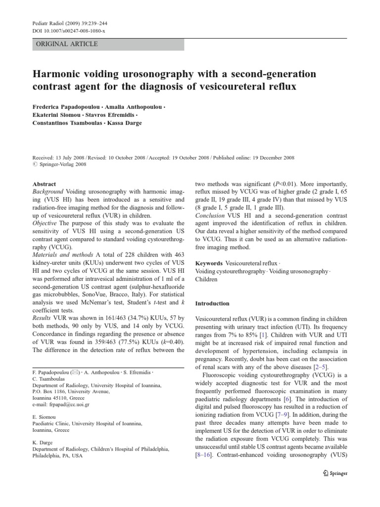 Eco Contrast Sonovue Papadopoulou | PDF | Medical Ultrasound | Medical ...
