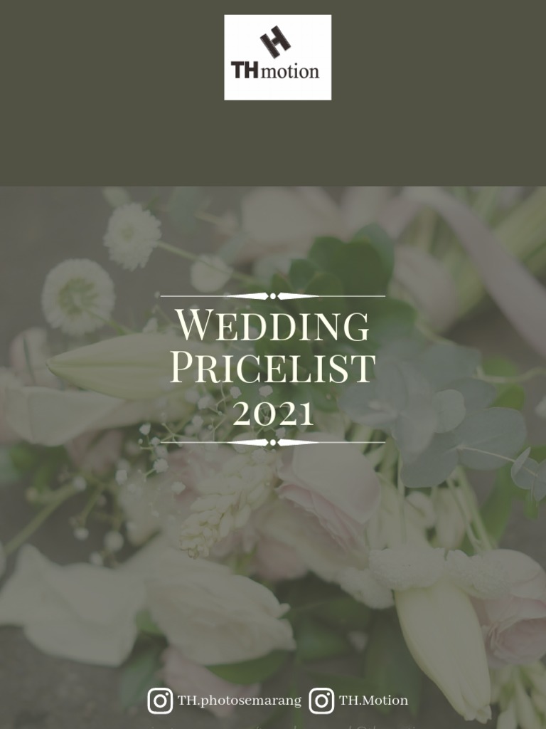 Pl Wedding 2021 | PDF