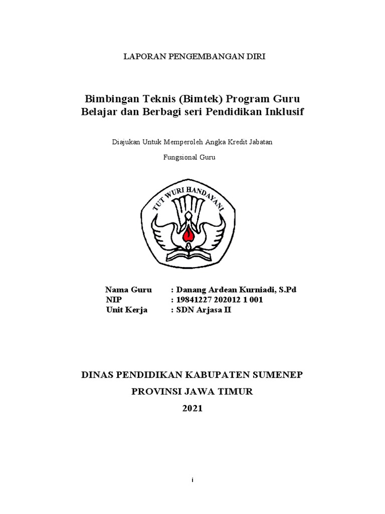 Laporan PD Guru Inklusif | PDF
