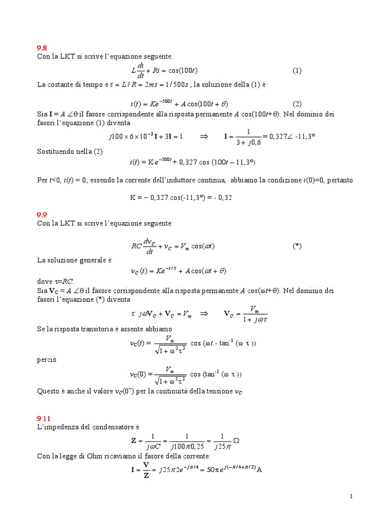 Perfetti Soluzioni C09 | PDF