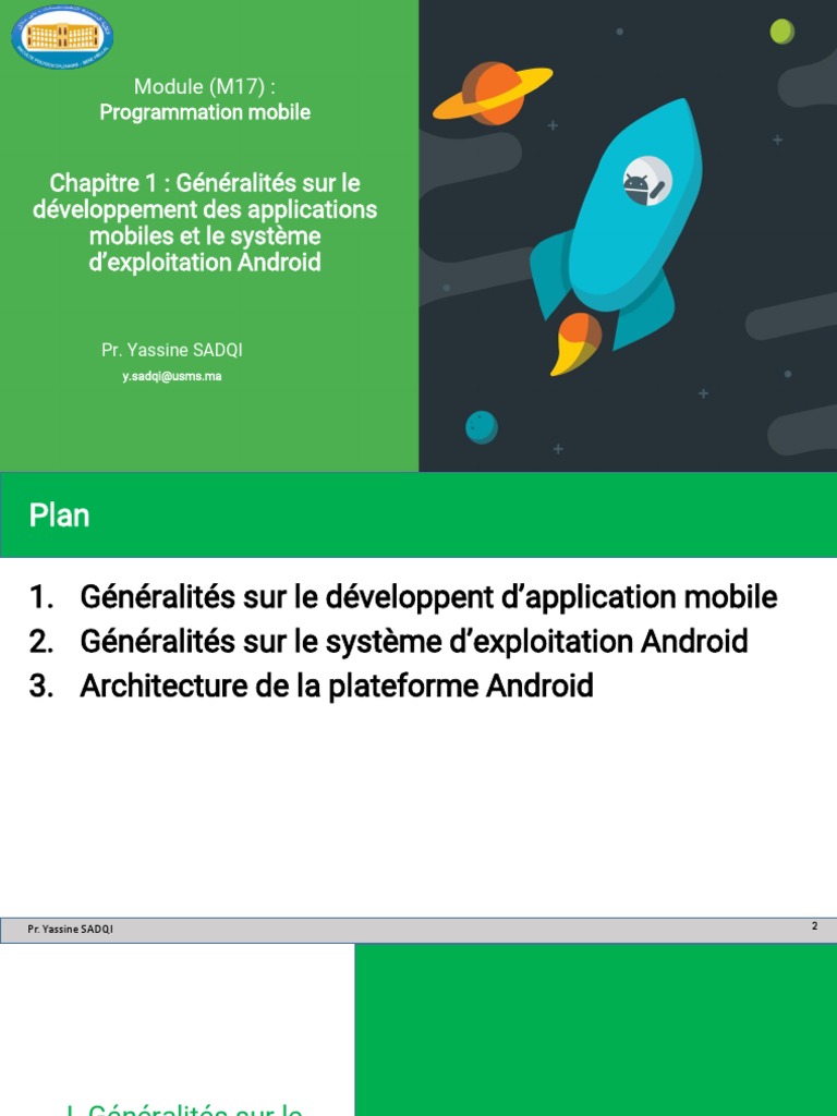 Développement d'applications Android | PDF | Android (Système d ...