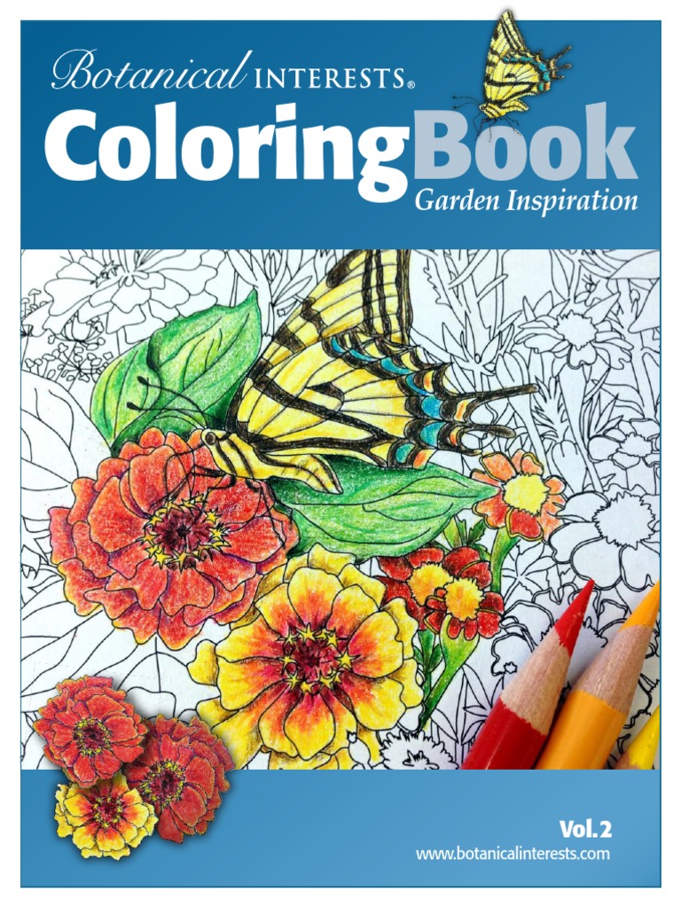 Botanical Interests Coloring Book Volume 2 | PDF