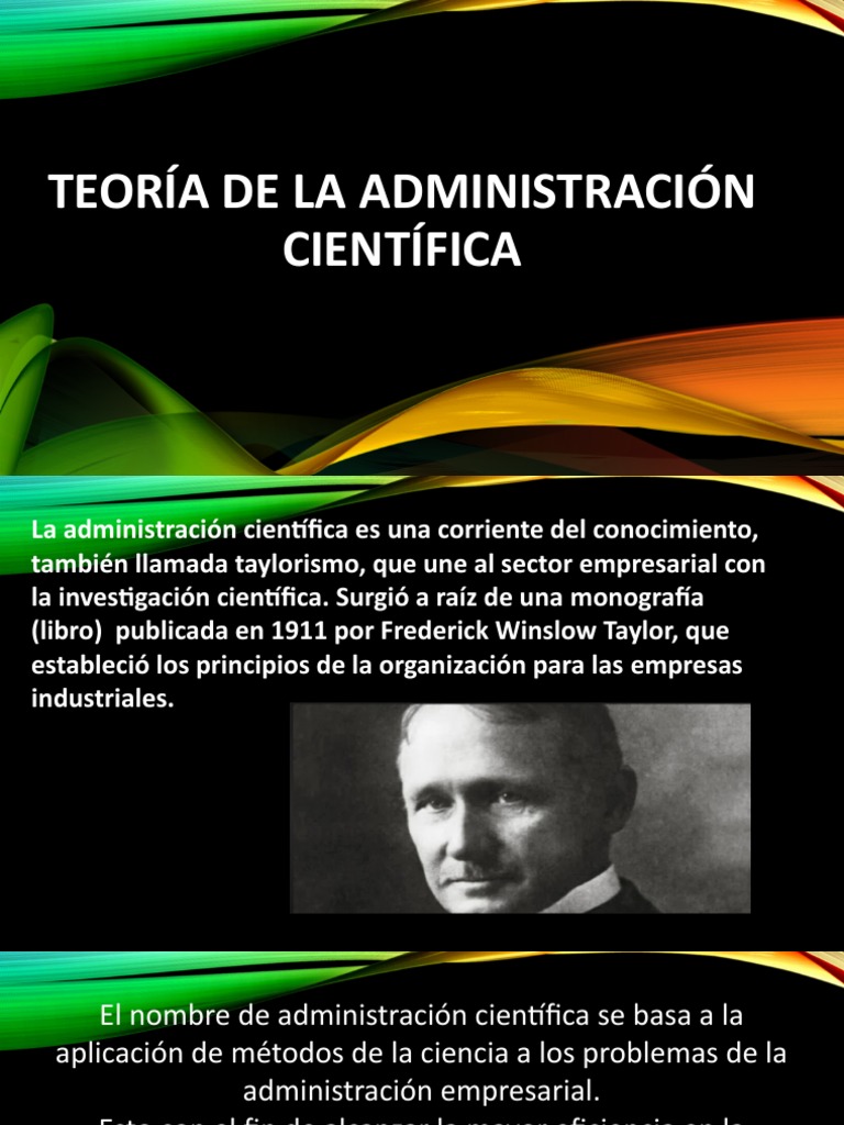 Administracion Cientifica Pdf Economias Business