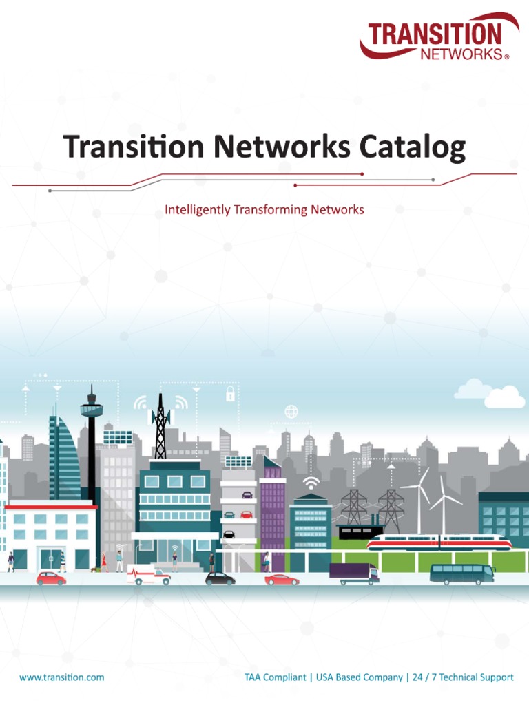 Transition Networks Catalog | PDF | Computer Network | Network Switch
