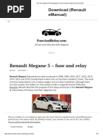 Renault Fault Codes DTC List | PDF | Throttle | Relay