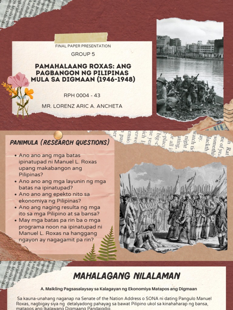 Brown Classic Scrapbook History Class Presentation | PDF