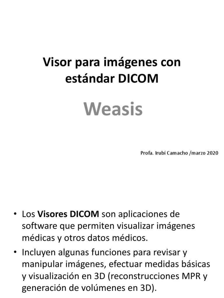Weasis MANUAL DICOM | PDF | Archivo de computadora | Software
