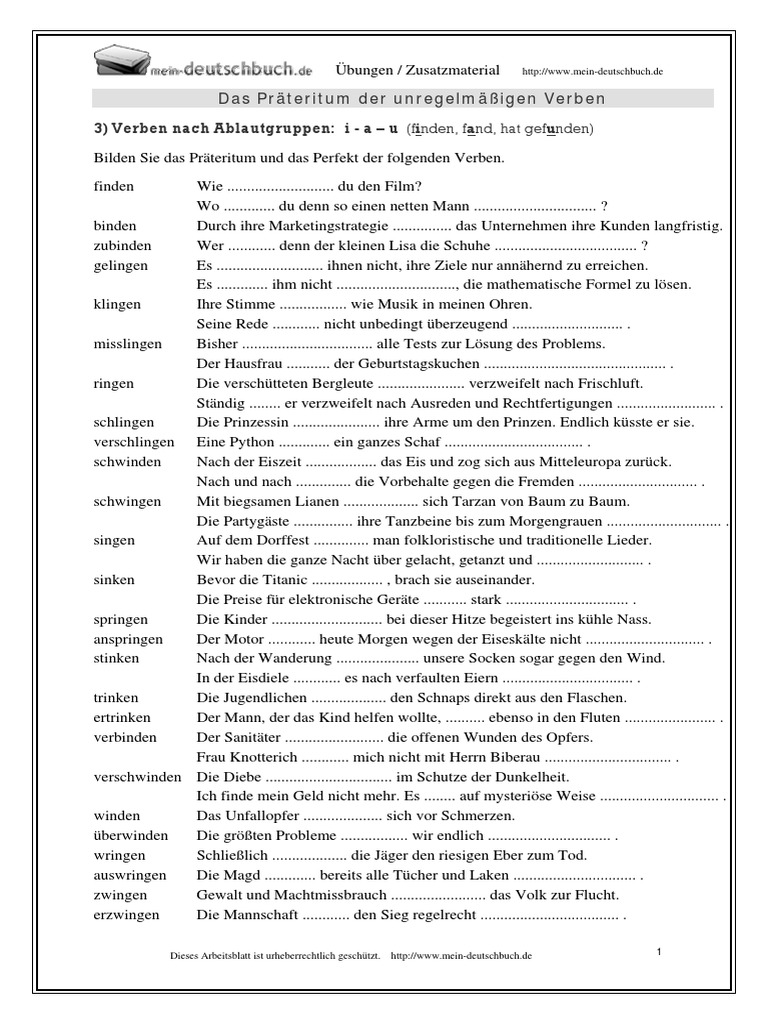 Ejercicio Imperfecto Verbos Irregulares - 3 | PDF