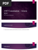 Article 14 - Sections With Explanation | PDF | Academic Freedom | Teachers