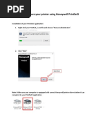 Manual Honeywell Pc42e T | PDF | Ip Address | Printer (Computing)